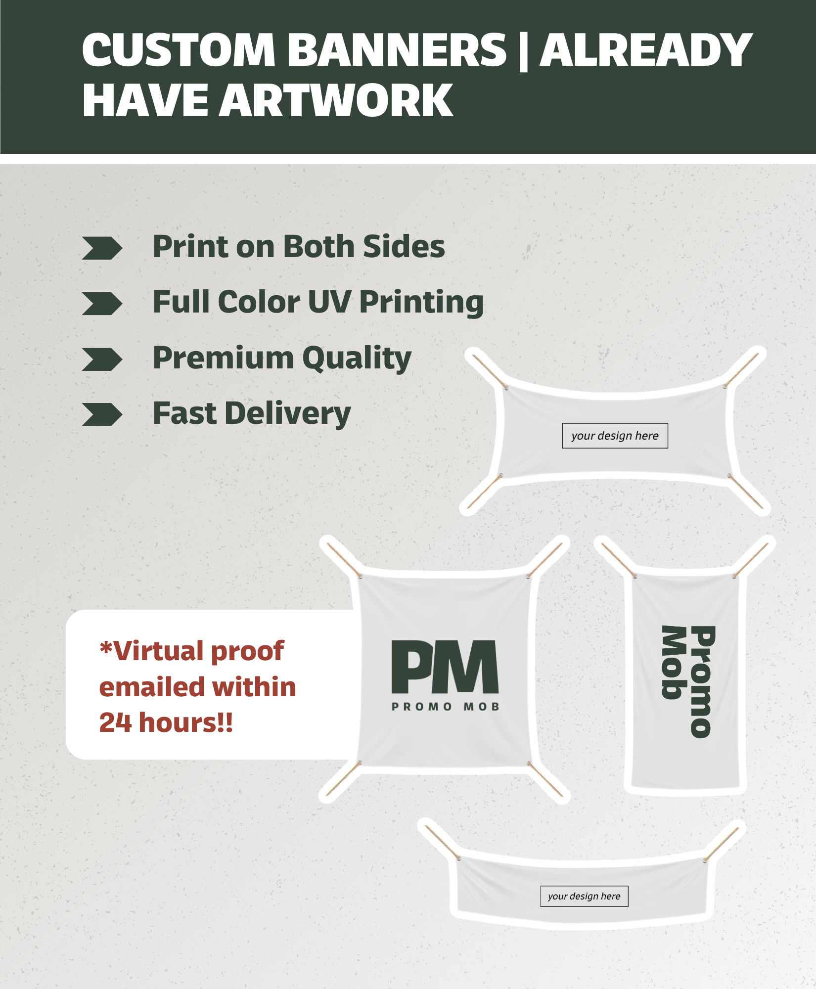 Custom Banners | Already Have Artwork – PromoMob